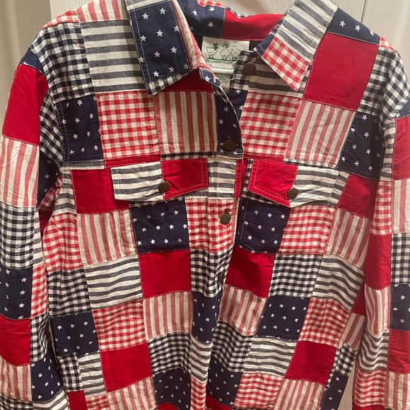 Quacker Factory | Jackets & Coats | Quacker Factory Quilt Patchwork ...